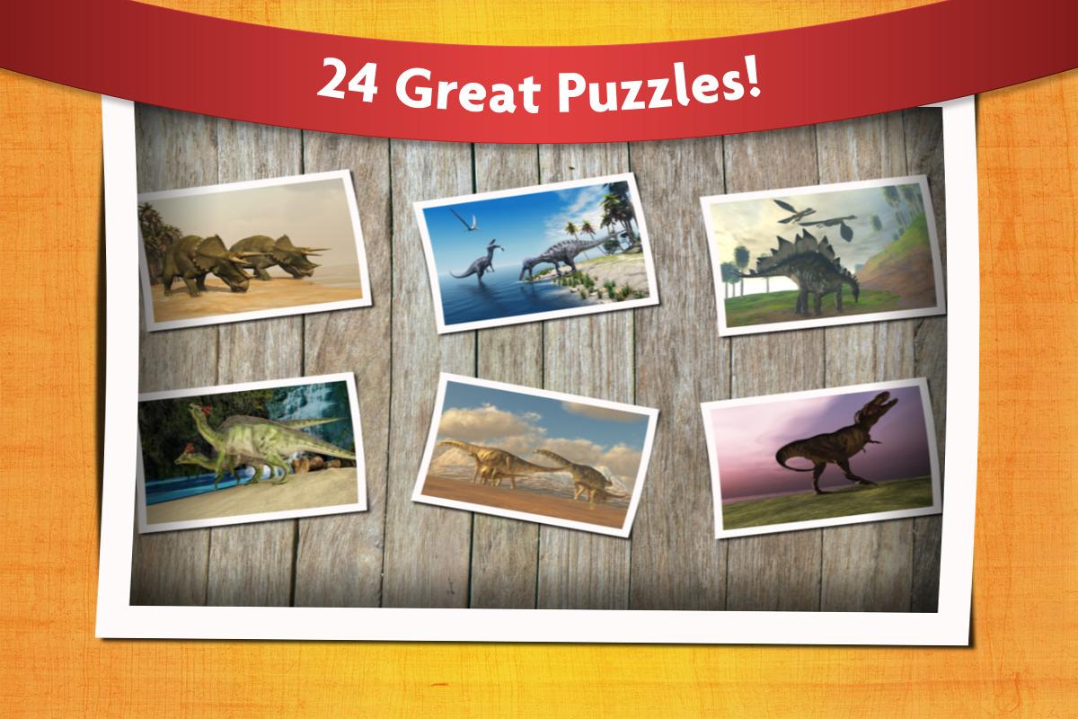 Pussel Barn Spel Dinosaurier - screenshot