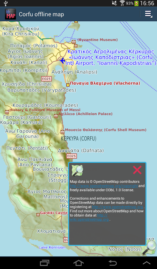 Corfu offline map - Android Apps on Google Play