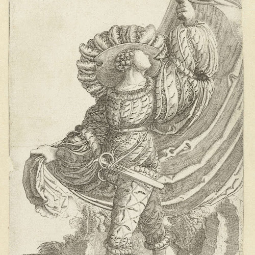 Vaandelzwaaier, Monogrammist AC (16e eeuw), 1554 - Rijksmuseum