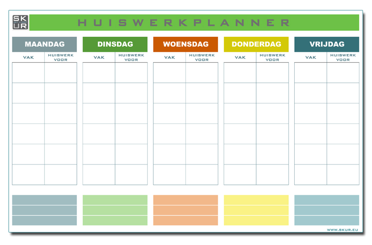 Huiswerkplanner