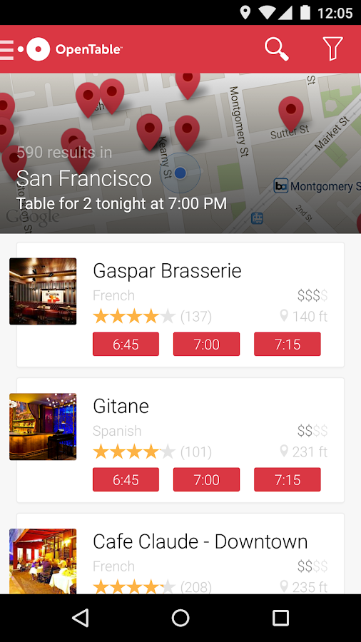 OpenTable - Free Reservations - screenshot