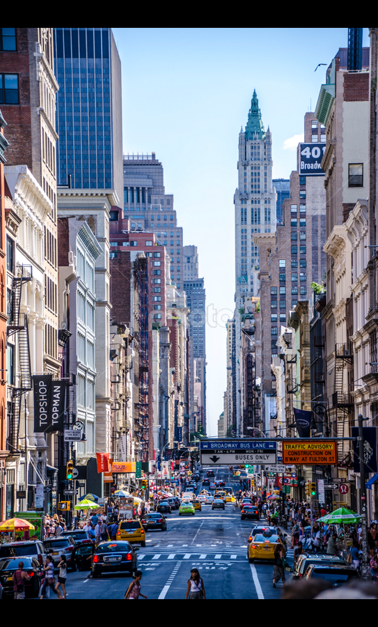 New York City Street Scene