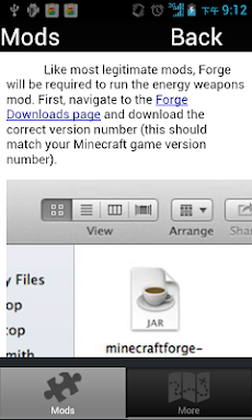 「用 Mods ガイド: Minecraft Mods」 - Androidアプリ | APPLION