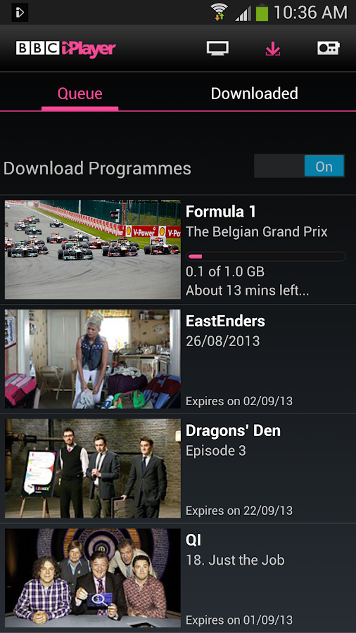 BBC iPlayer - screenshot
