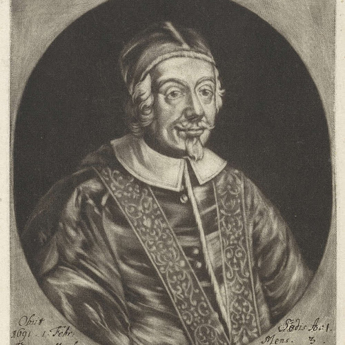 Portret van paus Alexander VIII, anonymous, 1689 - 1714 - Rijksmuseum