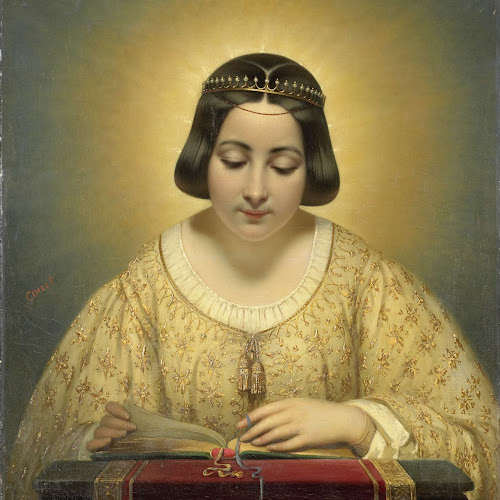 De heilige Clara, Joseph Désiré Court, ca. 1838 - Rijksmuseum