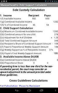 MA Child Support Calculator – Android Tools Apps