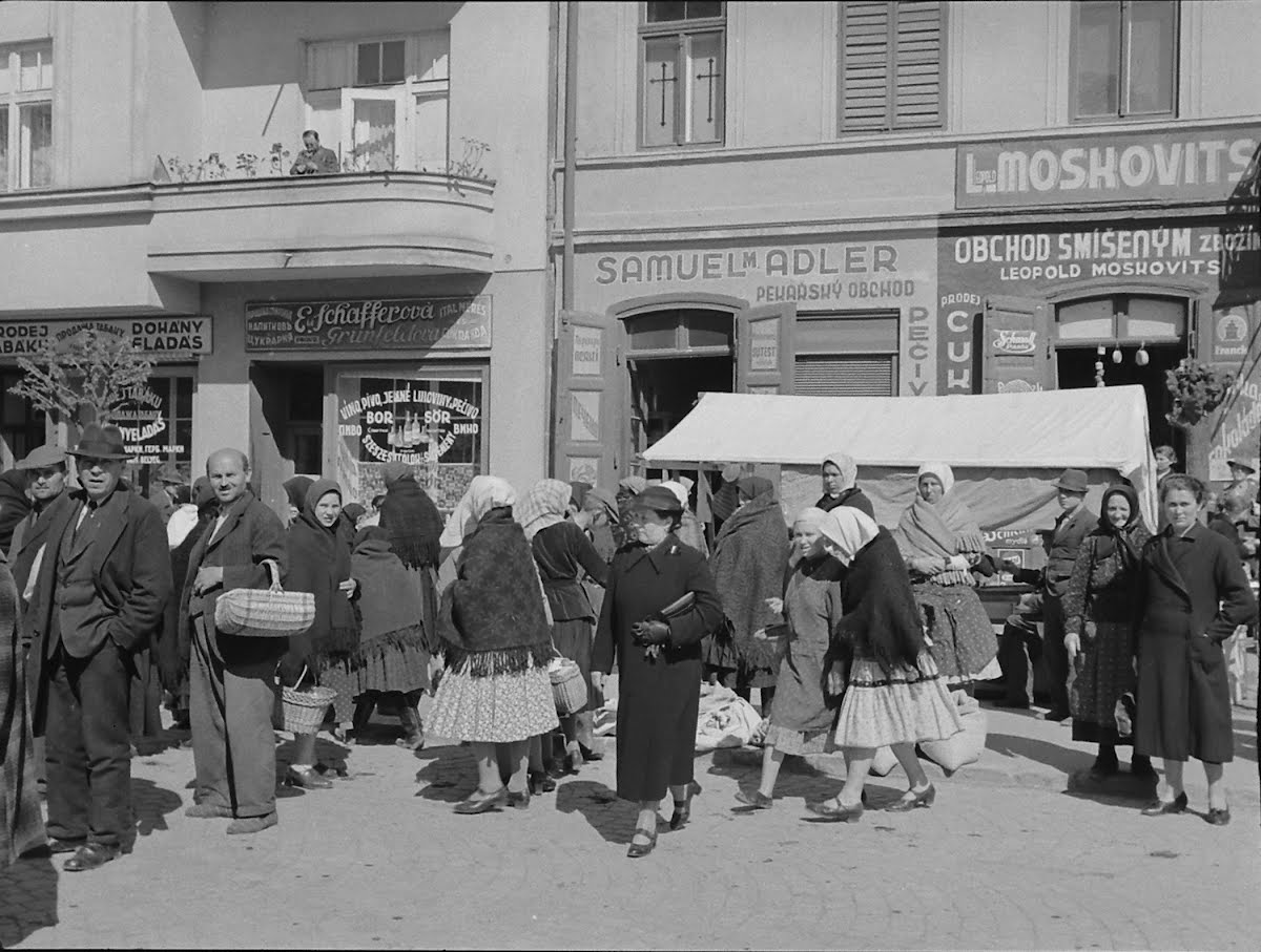 Czechoslovakia- Carpatho-Ruthenia-Street Scene Of Uzhorod -Capital Of ...