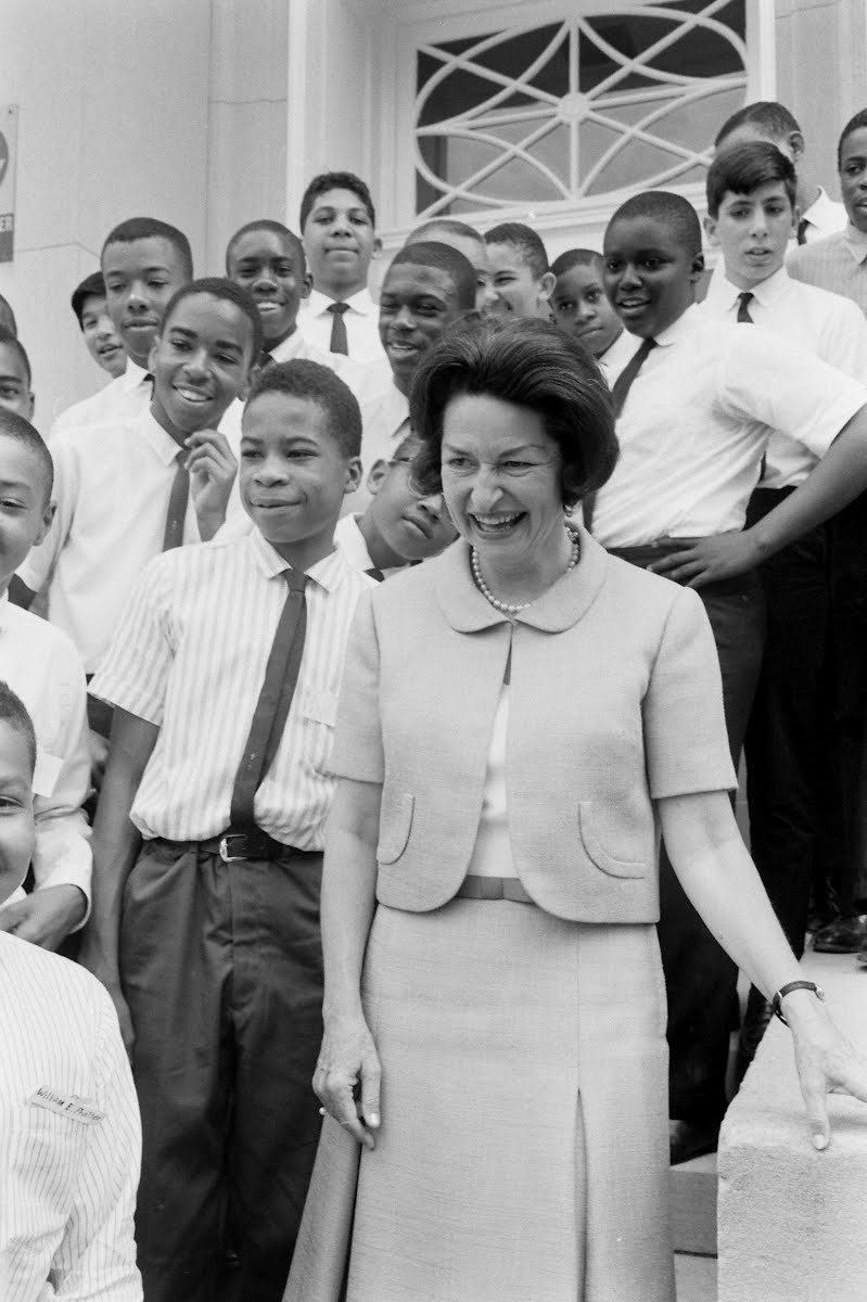 Lady Bird Johnson-Beautification Tour Of The Potomac - Stan Wayman ...