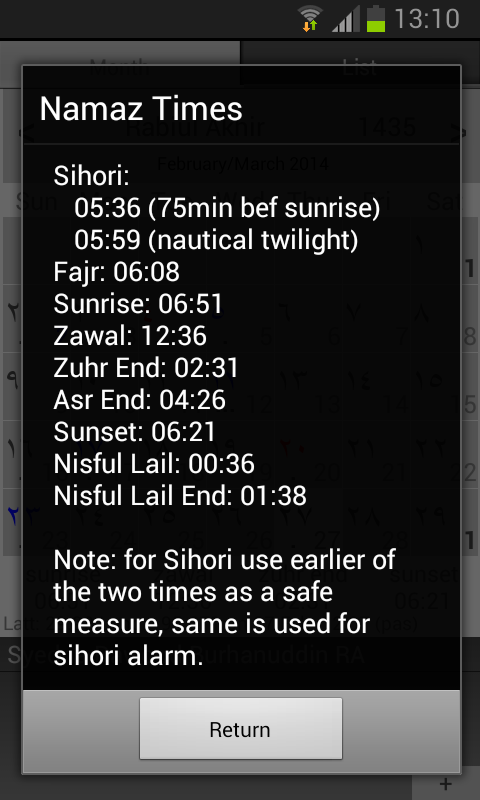 Misri Calendar (Hijrical) - Android Apps on Google Play
