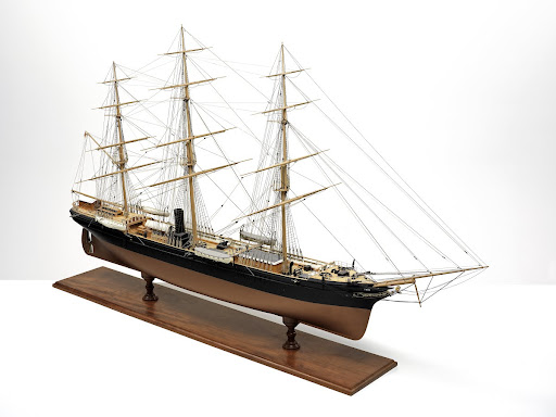 Ship model of the confederate steamer CSS SHENANDOAH built as the SEA ...