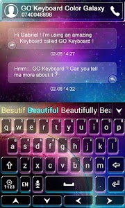 GO Keyboard Color Galaxy Theme Latest Version APK for Android | Android ...