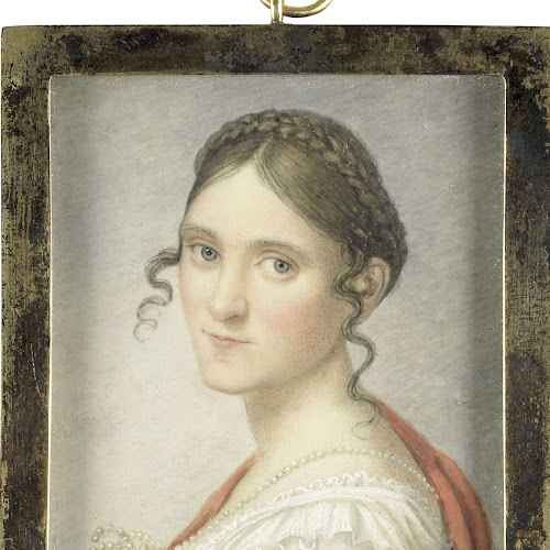 Portret van een vrouw, anoniem, 1820 - 1840 - Rijksmuseum