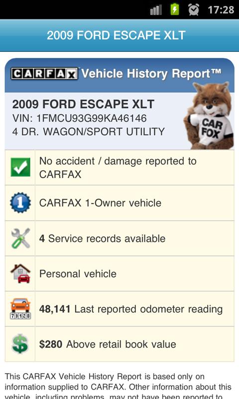 CARFAX Reports - Android Apps on Google Play