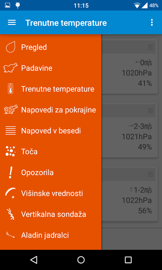 Dež - Radarska slika padavin – Aplikacije za Android v storitvi Google Play