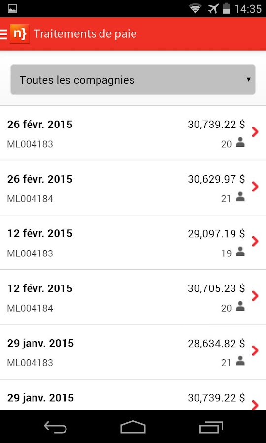 Paie par Nethris – Applications Android sur Google Play