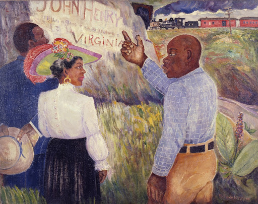 It's Wrote On The Rock - Palmer C. Hayden — Google Arts & Culture