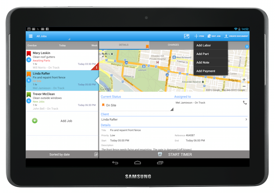 HRM Sofware: GeoOp - Job Management