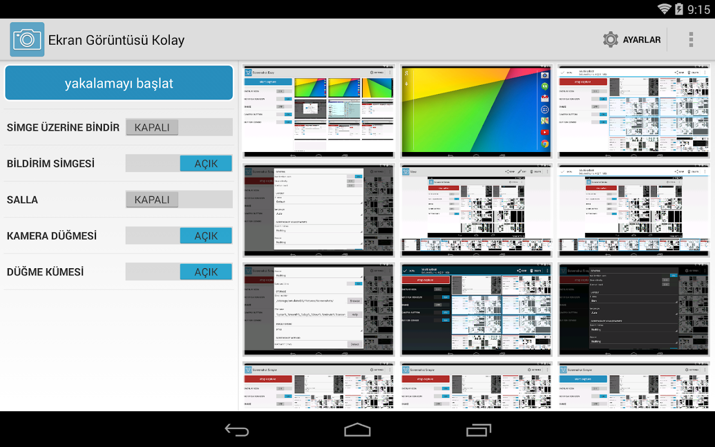 Ekran Görüntüsü Kolay - Google Play'de Android Uygulamaları