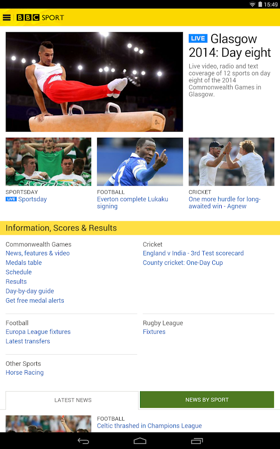 BBC Sport - Android Apps on Google Play