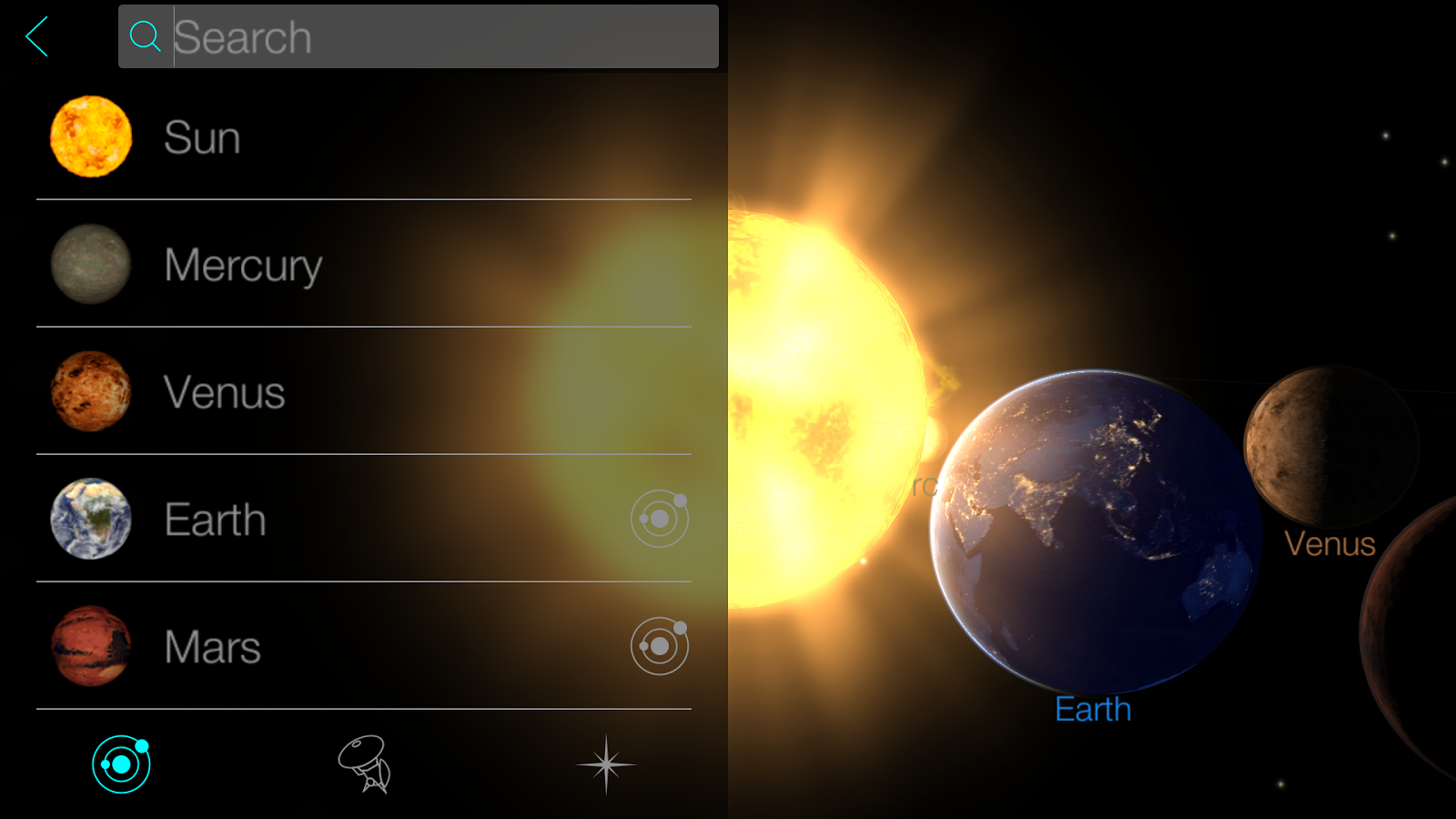 Solar Walk Free - Universe and Planets System 3D - Android Apps on ...