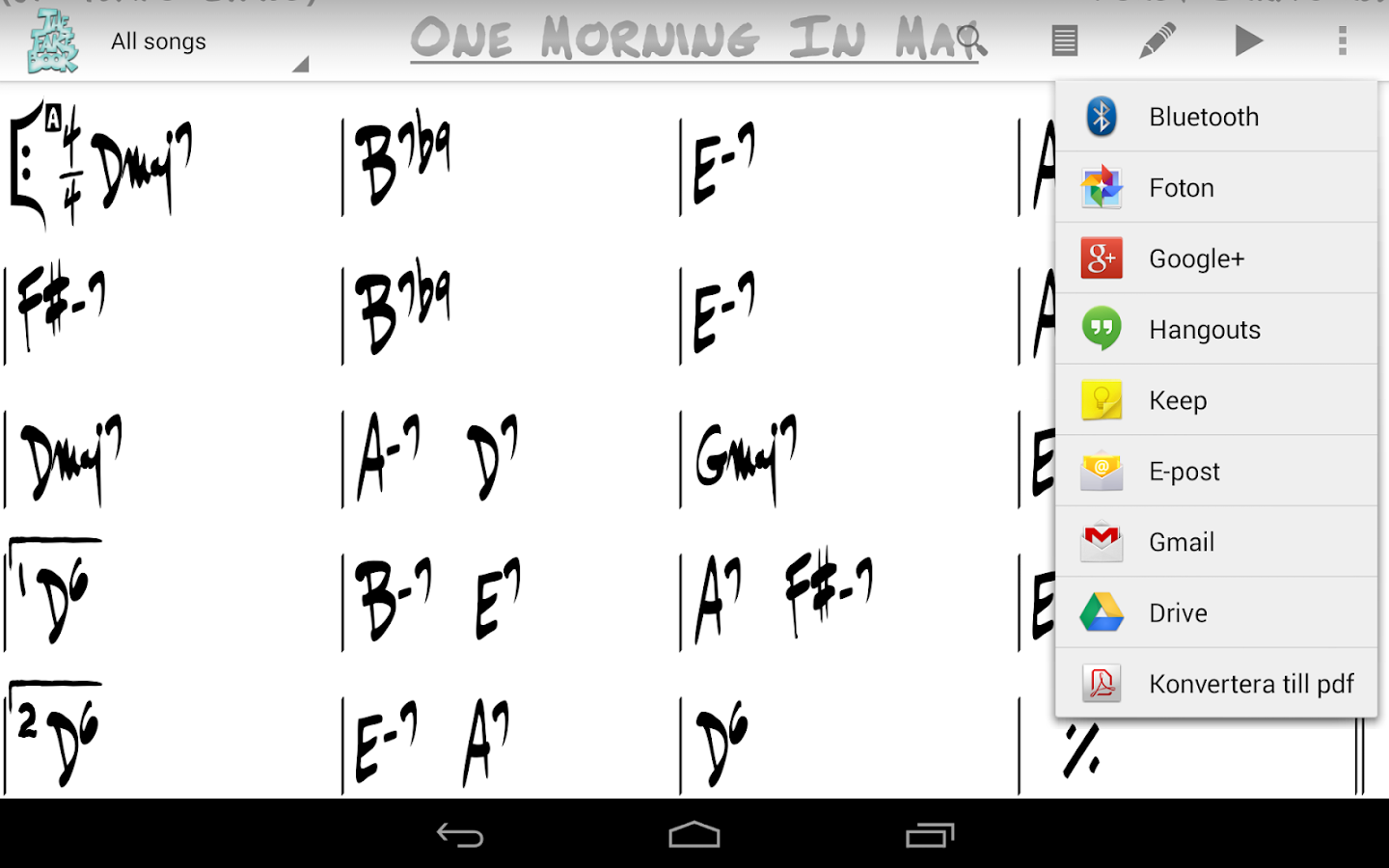 Fakebook - the Real Book – Applications Android sur Google Play