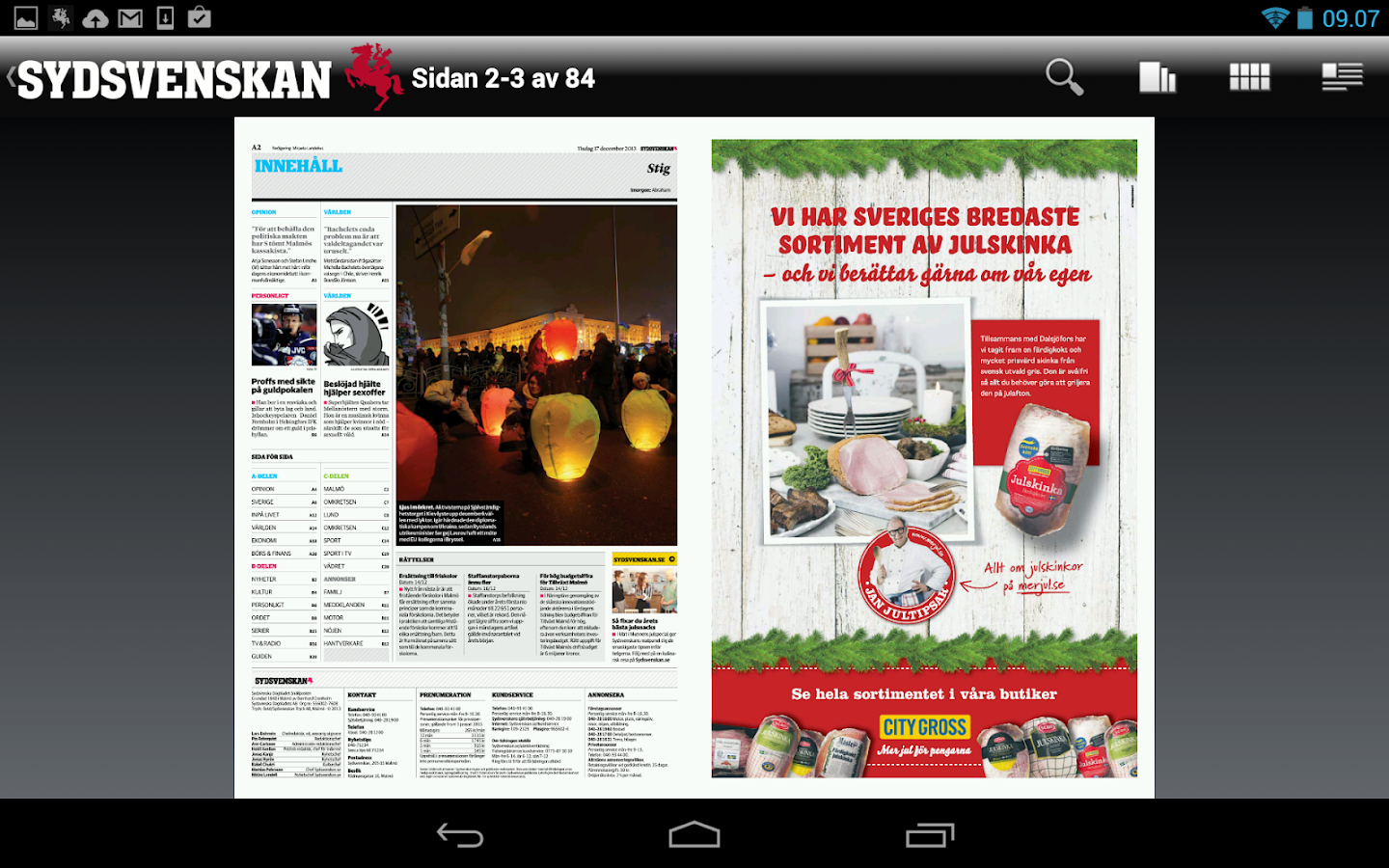 Sydsvenskan E-tidning – Android-appar på Google Play
