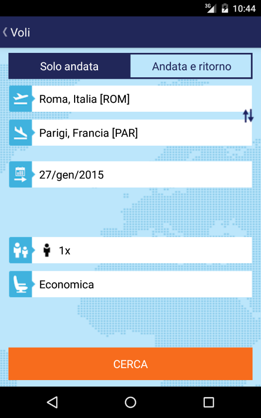 Jetcost - Voli low cost - App Android su Google Play