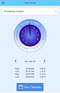 Tide Clock Free – Free Tide Clock and Tide Tables – Android Weather Apps