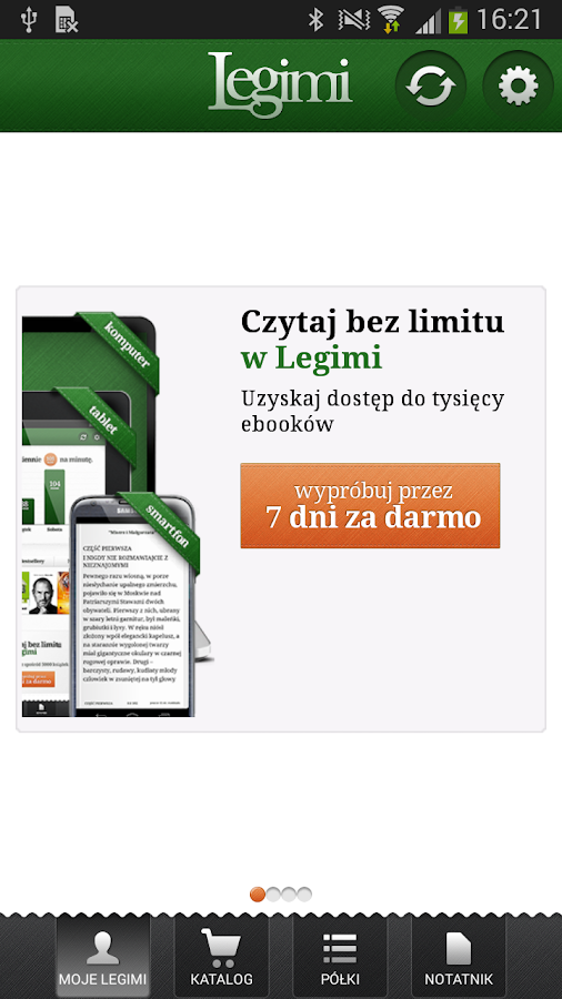 Legimi - ebooki bez limitów – Aplikacje na Androida w Google Play