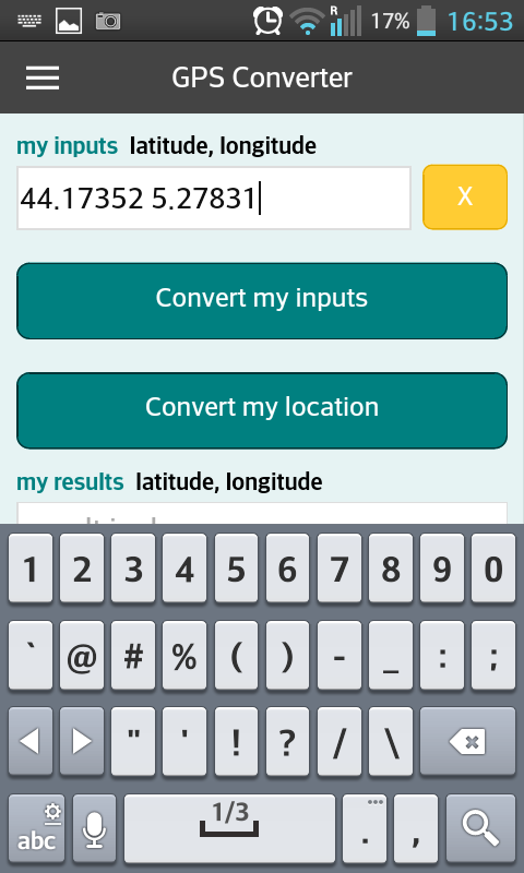 GPS Coordinates Converter Android Apps On Google Play