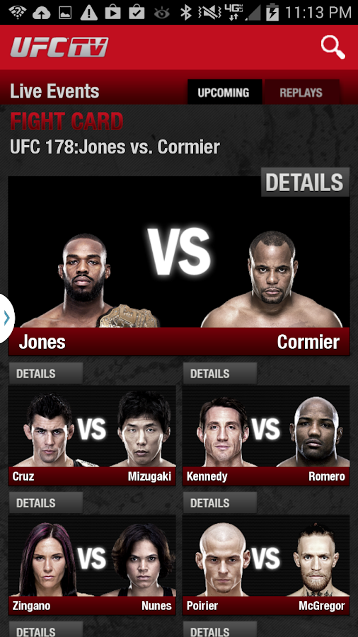 UFC.TV & UFC FIGHT PASS - Android Apps on Google Play