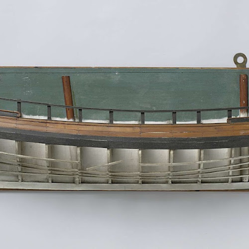 Half Model of an 8-Gun Brig, anonymous, c. 1780 - c. 1820 - Rijksmuseum