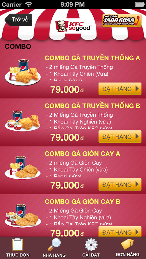 KFC Vietnam - Các ứng dụng dành cho Android trên Google Play