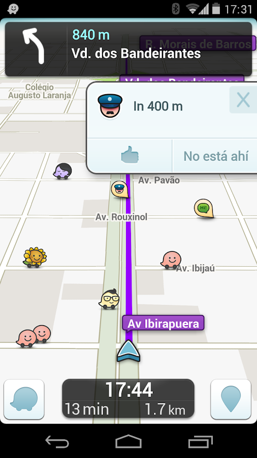 Waze social GPS Maps & Traffic - screenshot