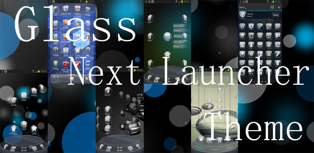 Glass Next Launcher 3D Theme - Latest version 1.2 for Android App ...