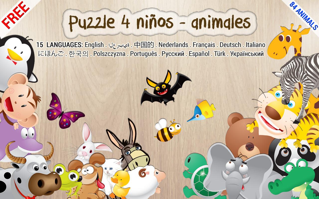 Puzzles animales para niños - Aplicaciones de Android en Google Play