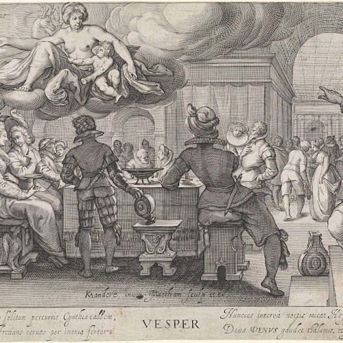 Avond (Vesper), Jacob Matham, after Karel van Mander (I), 1601 - 1605 ...