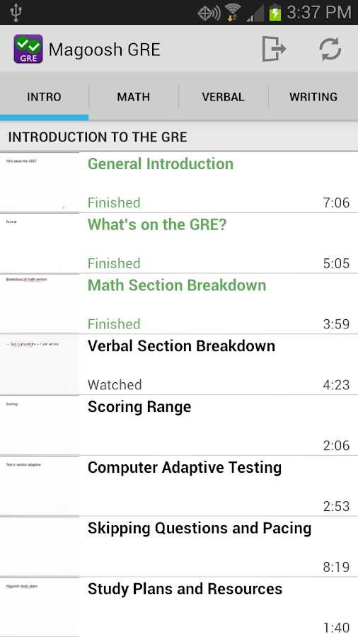Magoosh GRE Prep - Android Apps on Google Play