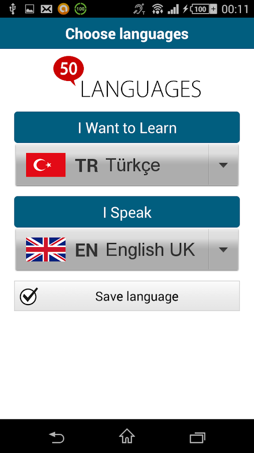 Learn Turkish - 50 languages - Android Apps on Google Play