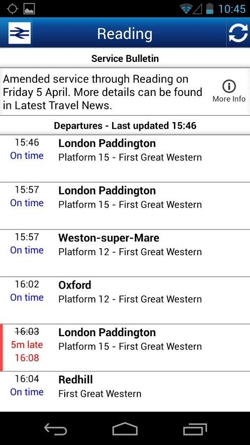 Train Times - Android Apps on Google Play