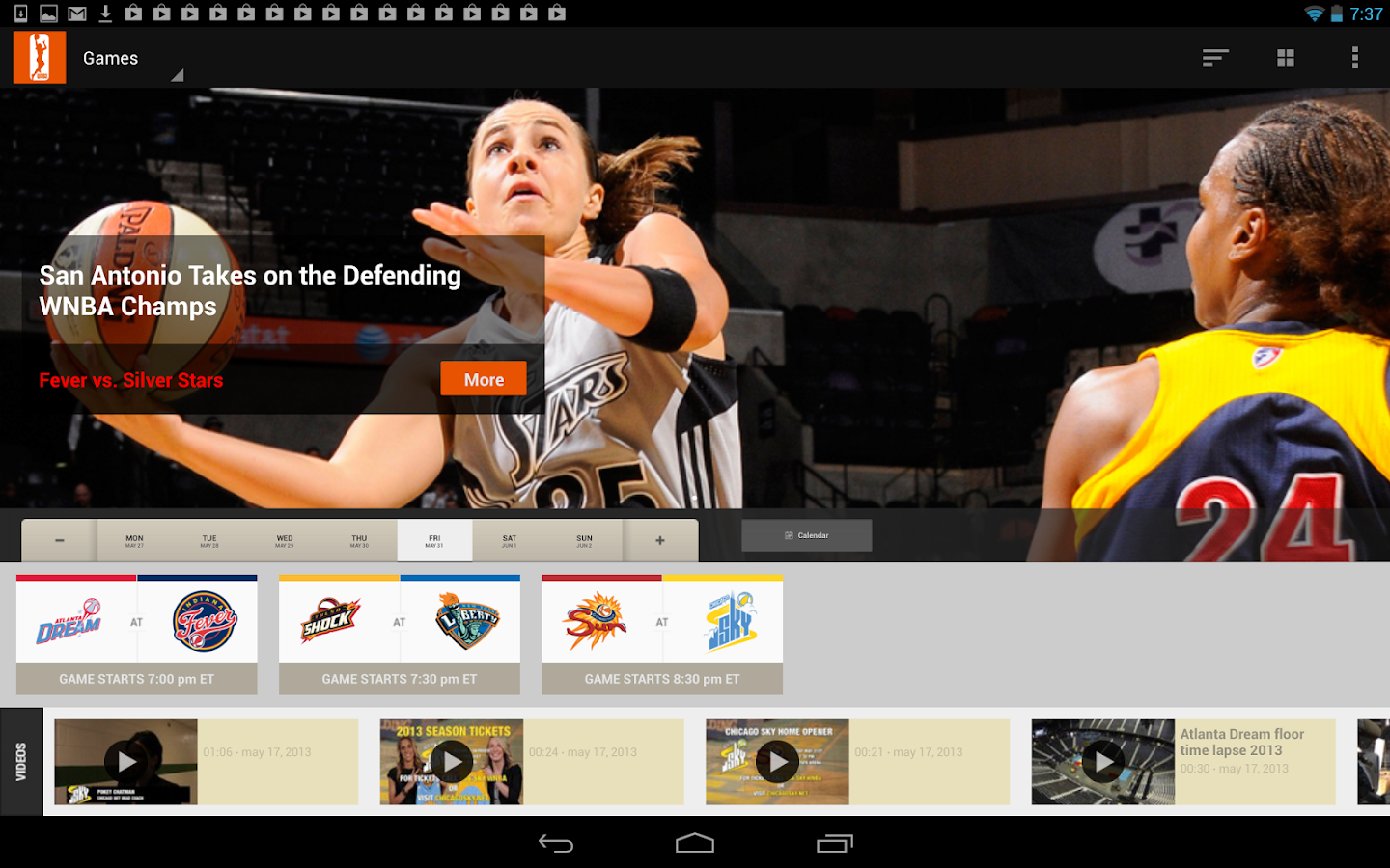 WNBA Center Court - Android Apps on Google Play