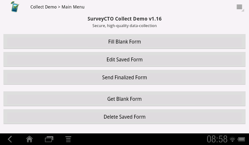 SurveyCTO Collect Demo - Android Apps on Google Play