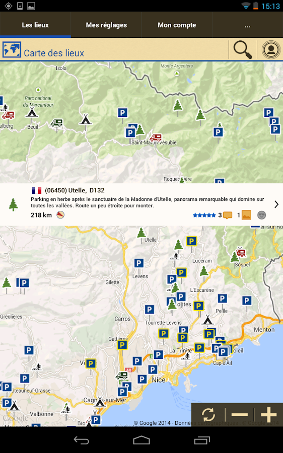 park4night - camping car,van – Applications Android sur Google Play