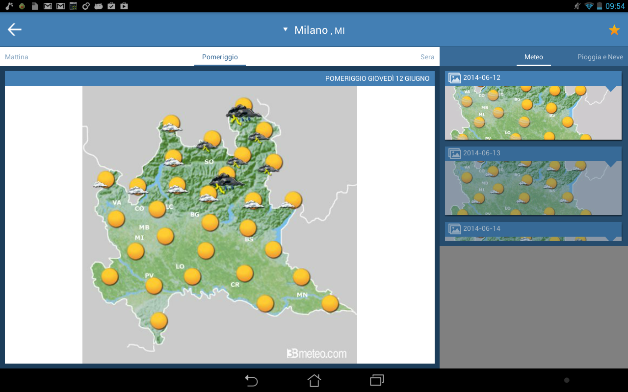 3B Meteo - Previsioni Meteo - App Android su Google Play