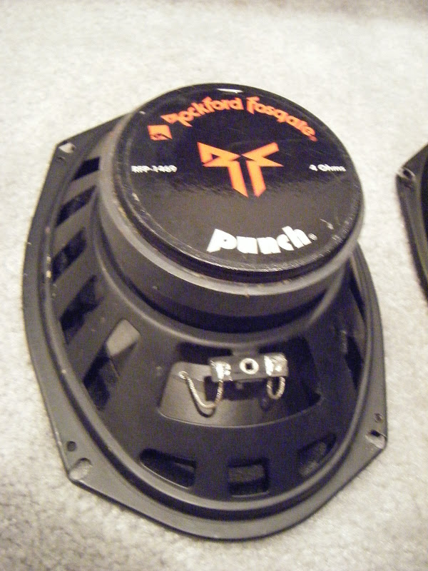 Rockford Fosgate 6x9" speakers - $40 + shipping