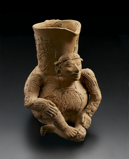 Ceremonial Pitcher Depicting Xochipilli - Aztec - Google Cultural Institute
