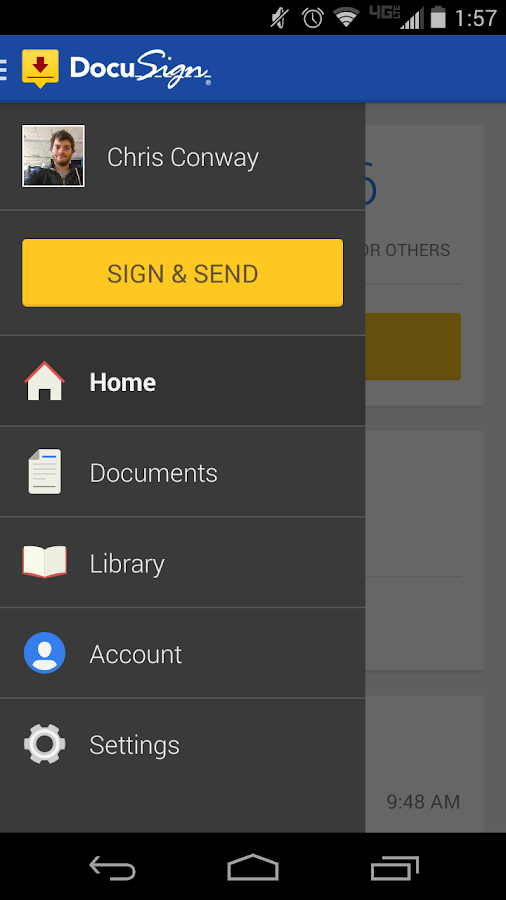 DocuSign - Sign & Send Docs - screenshot