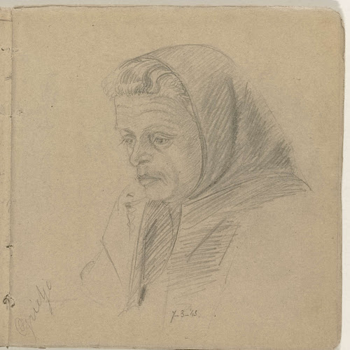 Portret van Grietje, To Frank-Stoltz, 1943 - Rijksmuseum