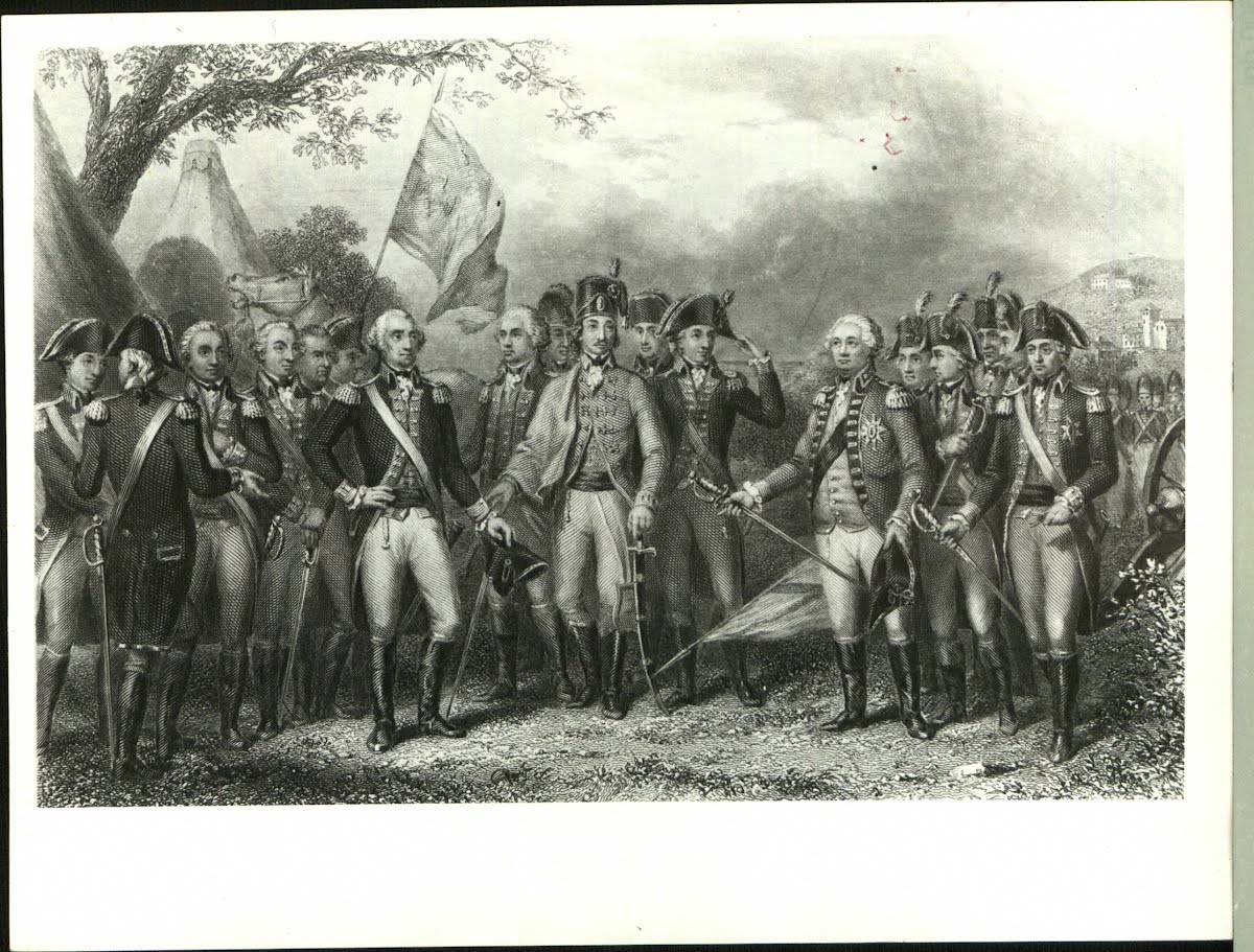 War 1765-1782 American Independance Peace Surrender Of Yorktown ...